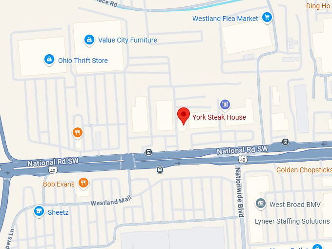 16. york steak house map