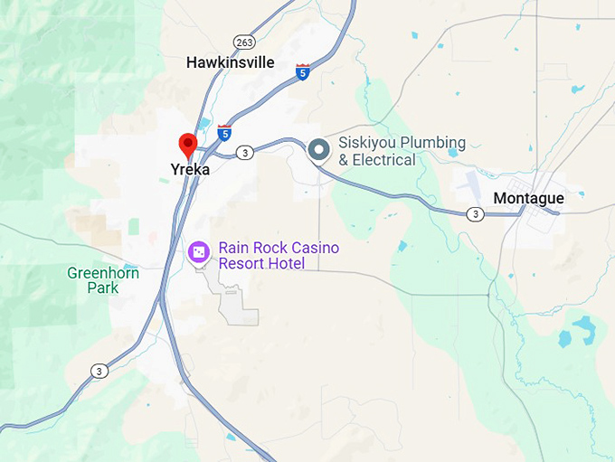 16. yreka map