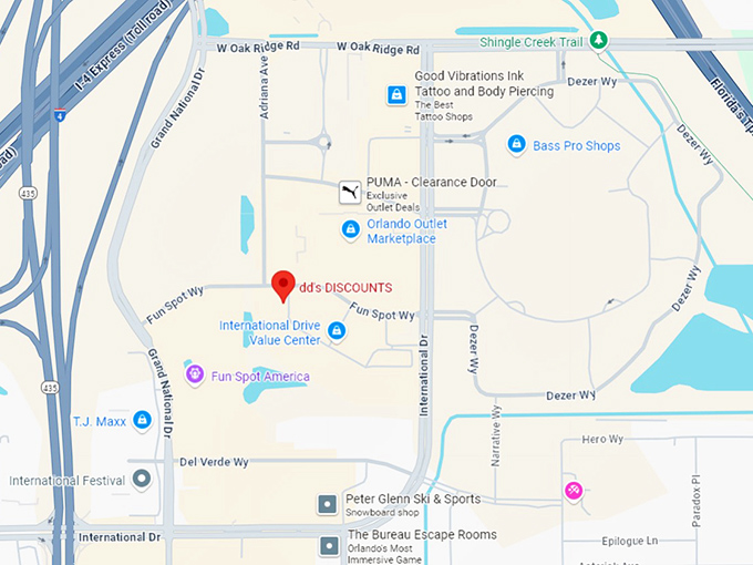 16. dd's discounts map