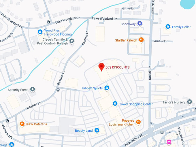 16. dd's discounts map