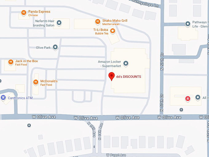 16. dd's discounts map