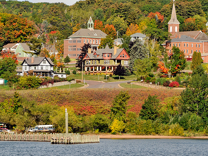 Bayfield's hillside homes create a postcard-perfect scene, with autumn colors that would make Vermont jealous.