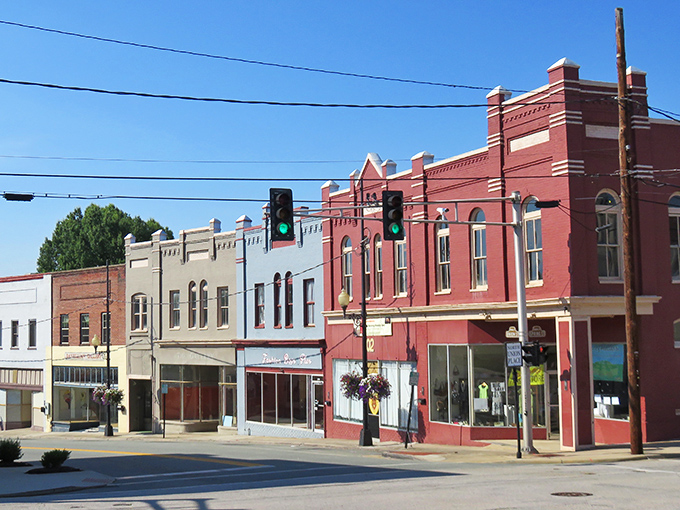 Historic downtown Danville showcases a rainbow of brick buildings that have witnessed more history than your grandma's photo albums.