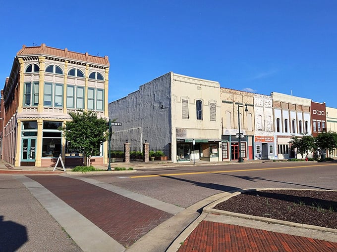 Historic downtown Dyersburg looks like a movie set where Andy Griffith might stroll by any minute. Those brick buildings have stories to tell!
