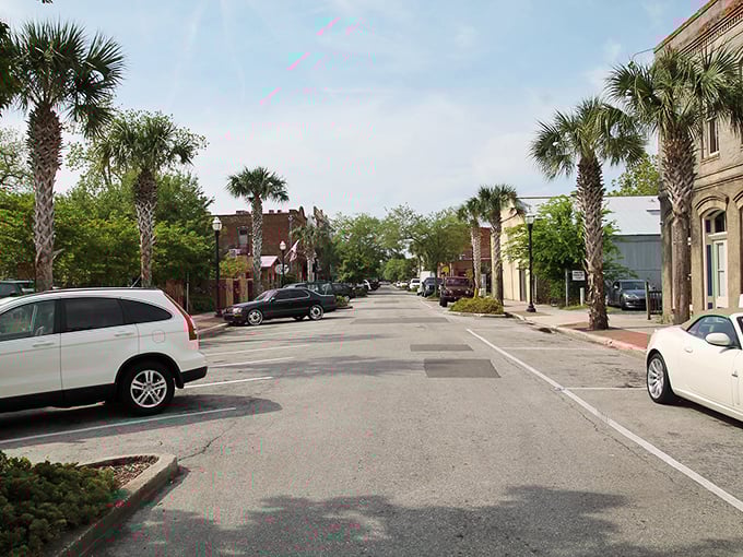 Palm-lined streets of Fernandina Beach invite you to slow down and savor the coastal charm.