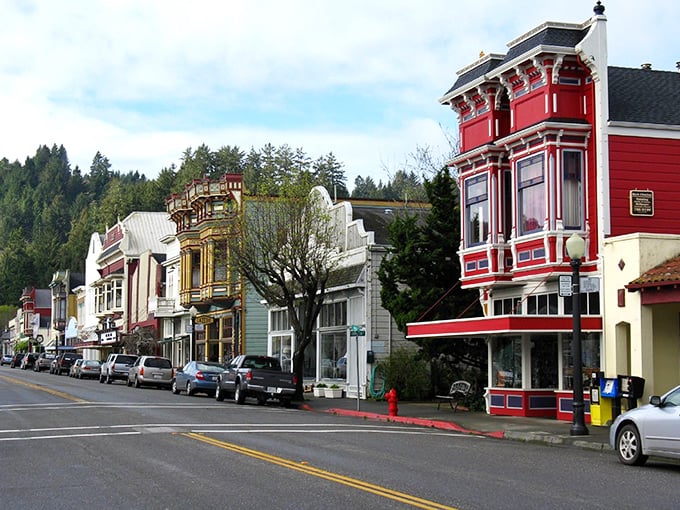 Ferndale's Victorian storefronts look like a movie set where time stopped in 1890. Those colorful facades have stories to tell!