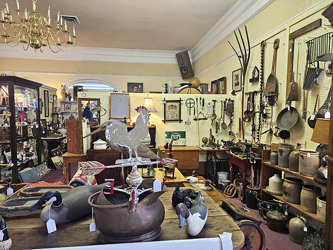 Heritage Antiques Market: Where vintage treasures compete for space and every corner tells a story waiting to be discovered.