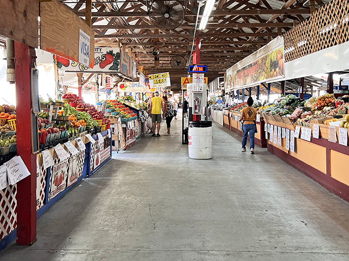 Fresh produce paradise! Walking through International Market World feels like strolling through a garden where everything's for sale and bargains bloom year-round.