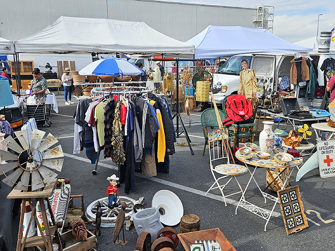 Like stepping into your grandmother's attic, but everything's organized and priced to sell beautifully.