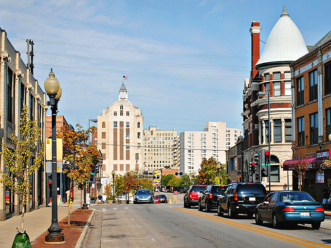 Downtown Rockford shines with historic charm and modern vibrancy. Those lamp posts aren't just for show&mdash;they've witnessed decades of Illinois stories!