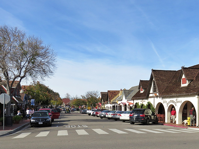Solvang: Denmark called and wants its architecture back! This charming main street feels like you've stumbled into a European fairy tale without the passport hassle.