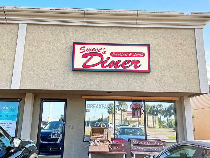 Sweet's Diner proves that strip mall gems hide behind the most unassuming facades in Florida.