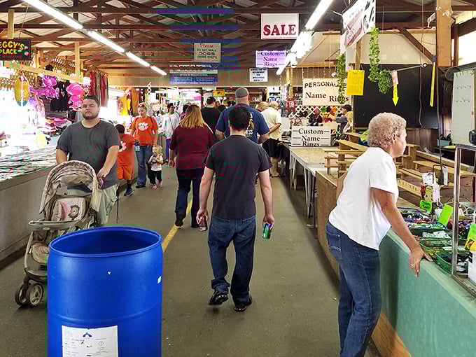Step inside the treasure cave! Anderson Jockey Lot's indoor aisles are where wallet-friendly discoveries and friendly faces await.