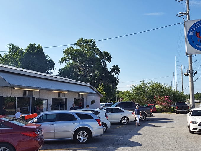 When the parking lot's packed with locals, you know you've found something special worth the wait. 