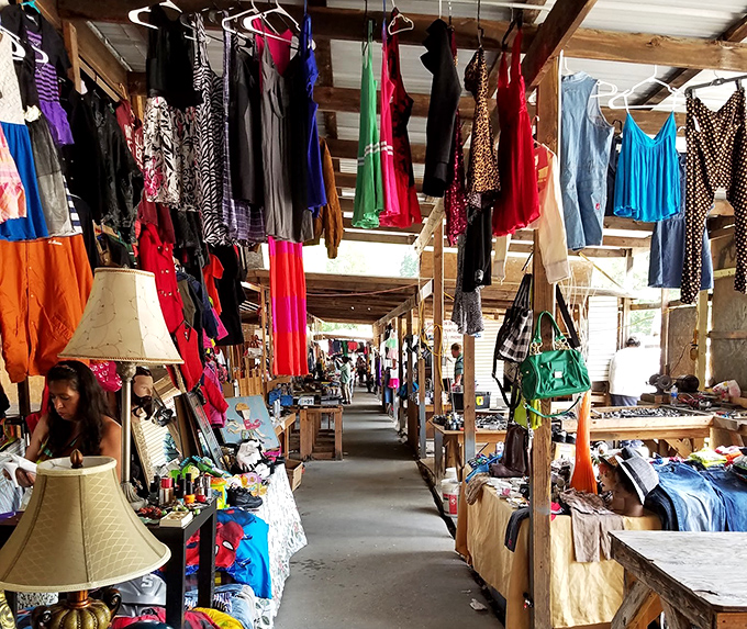 Step into this colorful corridor of possibilities where one person's castoffs become another's prized possessions. The thrill of the hunt is real!