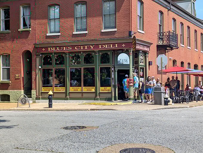 Blues City Deli's bustling storefront is where sandwich pilgrims line up daily for a taste of St. Louis sandwich royalty. 