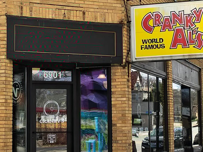 That yellow "World Famous" sign isn't just bragging&mdash;Cranky Al's donuts have earned their legendary status in Wauwatosa's breakfast scene.