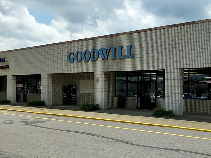 A thrifter's paradise awaits behind these doors, where yesterday's castoffs become tomorrow's conversation pieces.