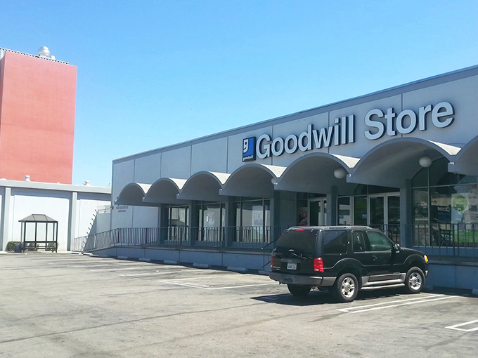 Blue skies and bargains await at this Goodwill superstore, where one person's castoffs become another's perfect find.