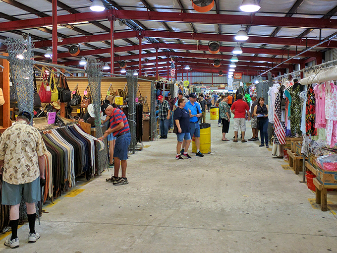 Treasure hunting at its finest! The clothing section at International Market World offers everything from casual wear to "where on earth did you find that?" conversation starters.