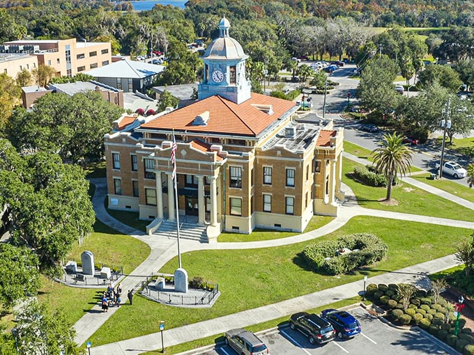 Small-town Florida at its finest. The Inverness courthouse with its iconic clock tower watches over the town like a friendly neighborhood guardian.