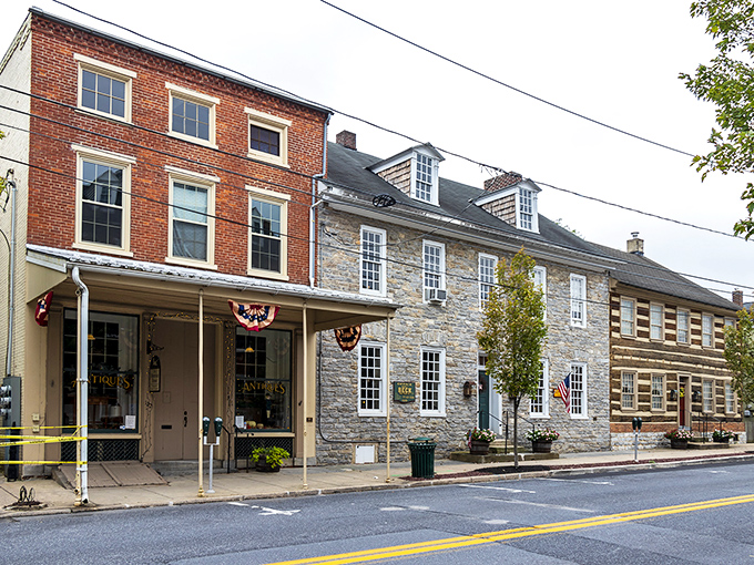 Stone buildings and American flags &ndash; Lititz's main street has that timeless quality that makes you want to slow down and savor the moment.