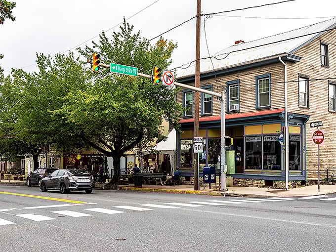 Corner shops and tree-lined streets make Lititz the kind of place where you expect to see Jimmy Stewart running down the sidewalk.