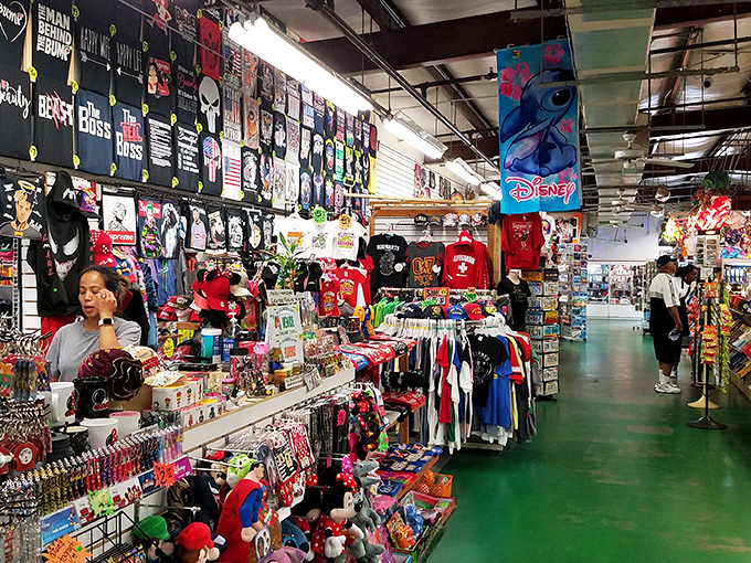 Disney merch heaven! This colorful booth is where vacation souvenirs and pop culture collectibles collide.