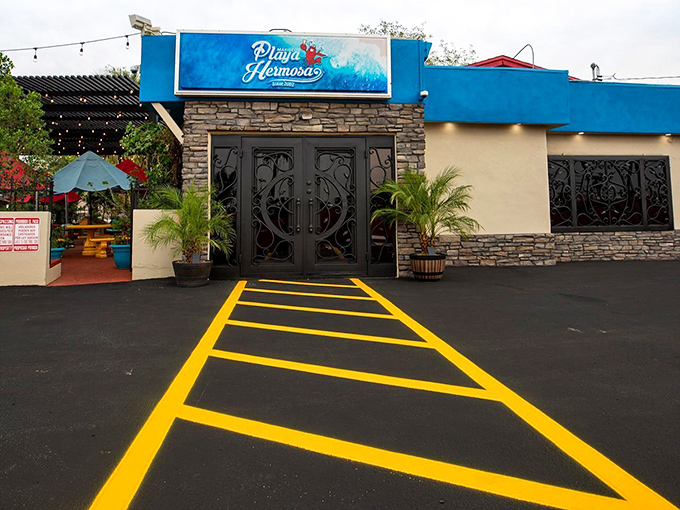 Step through these ornate doors and suddenly you're transported from Phoenix to a coastal Mexican paradise.