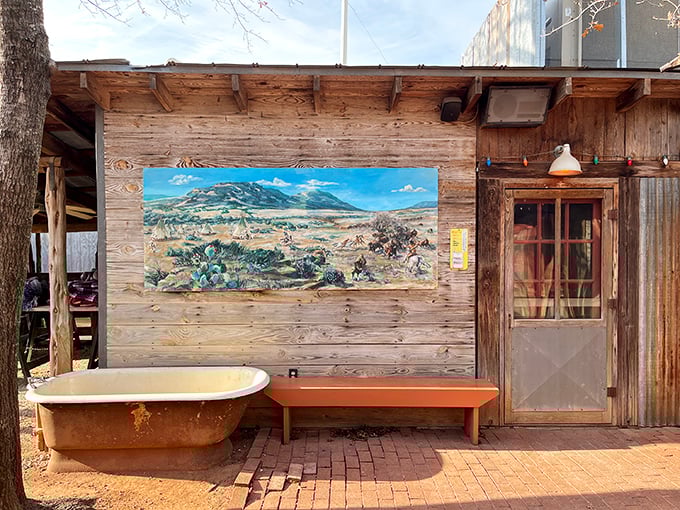 That old bathtub outside isn't for washing up&mdash;it's a cheeky reminder that you're in for an authentic ranch experience!