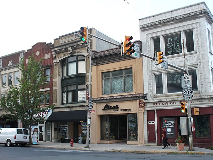 Downtown Pottsville offers small-town charm with big character. Those storefronts have seen generations come and go!