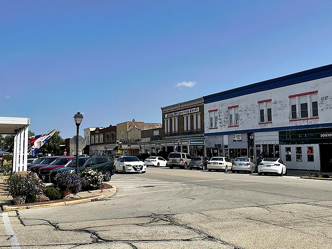 Rantoul's downtown invites you to park, wander, and discover. These brick buildings have witnessed decades of local stories.