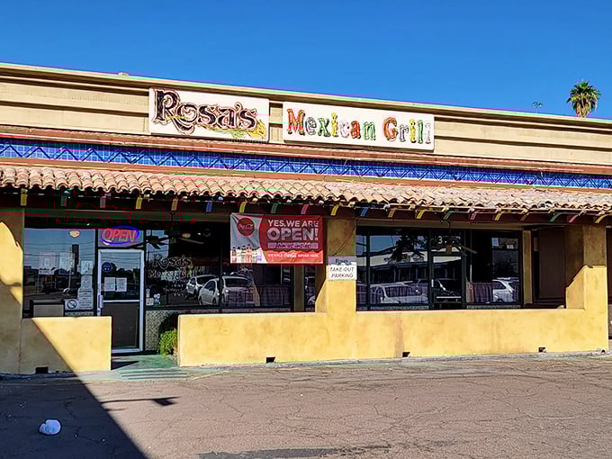 A welcoming storefront that says "Yes, we are OPEN!" - music to the ears of anyone craving authentic Mexican flavors.