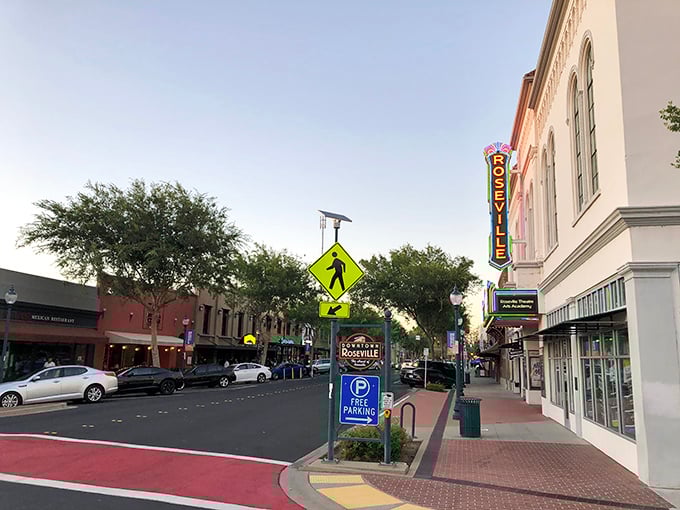 Tree-lined streets and welcoming storefronts create the ideal backdrop for your golden years adventure. 