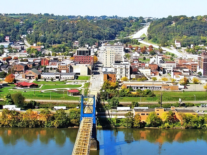 The blue bridge connects more than just riverbanks in Steubenville&mdash;it links the past to a vibrant present in this riverside gem.
