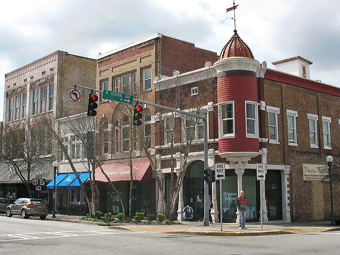 Valdosta's historic downtown: where brick buildings and Southern charm meet without breaking your Social Security check.