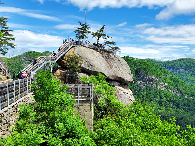 Nature's observation deck on a perfect day &ndash; where the sky seems close enough to touch and the horizon stretches farther than your retirement plans.