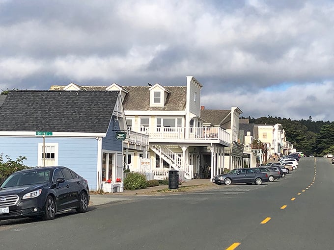 Strolling down Mendocino's Main Street feels like walking through a movie set &ndash; because it literally was one for "Murder, She Wrote."