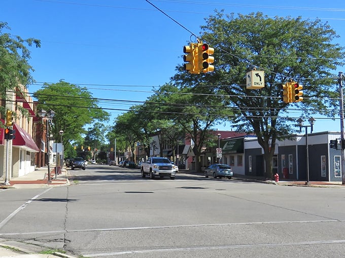 Traffic lights are optional accessories in downtown Alma, where the pace is refreshingly human and nobody's honking.