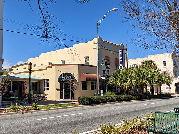 The historic Emma Parrish Theatre anchors downtown with its vintage marquee, a reminder that culture thrives even in small-town settings without big-city ticket prices.