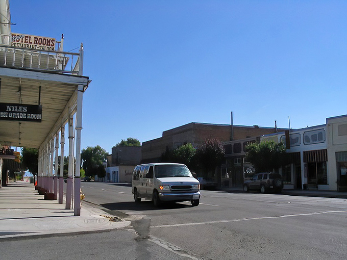 The historic Hotel Niles building stands as a reminder of Alturas' past, when the pace of life matched human footsteps rather than bandwidth speeds.