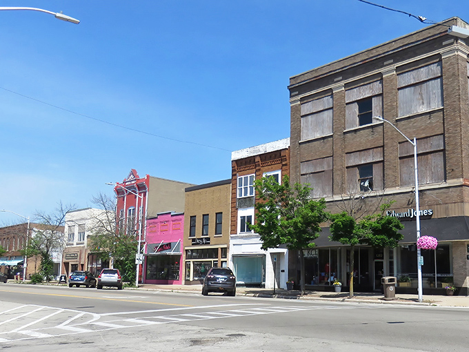 Downtown Escanaba's historic buildings tell stories of lumber barons and shipping magnates, now housing locally-owned shops where proprietors actually remember your name.