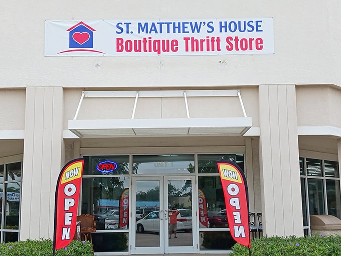 Red "OPEN" flags beckon shoppers like sirens calling to sailors&mdash;except these waters are filled with incredible deals instead of danger.