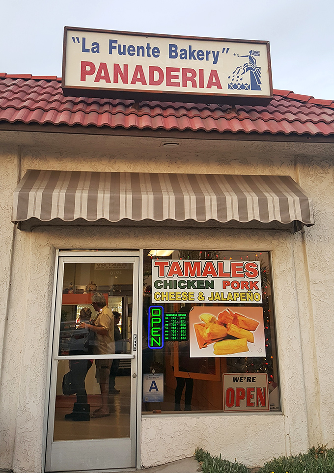 No fancy frills needed when your tamales speak volumes. La Fuente's straightforward storefront announces its specialties with pride and zero pretension.