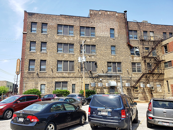 Milwaukee's architectural past meets its present in this repurposed warehouse, where vintage signs promise adventures in antiquing for the curious explorer.