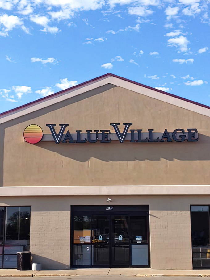 Under blue Wisconsin skies, Value Village stands ready for another day of turning one person's castoffs into another's treasures.