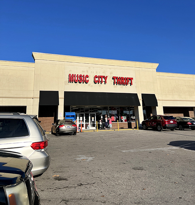 Under the clear Nashville sky, this unassuming storefront hides a universe of possibilities waiting to be discovered.