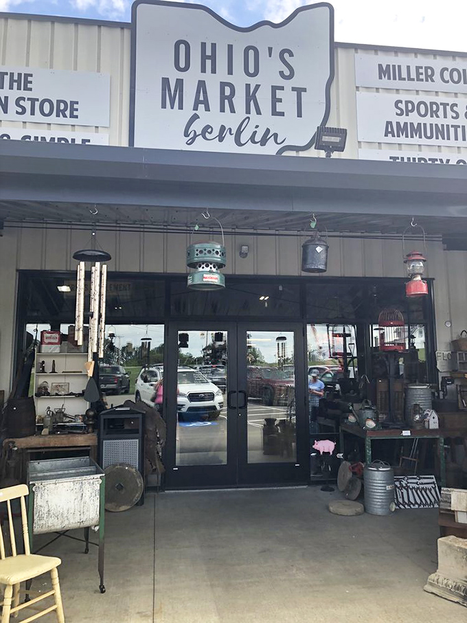 Step through these doors and prepare for sensory overload &ndash; vintage finds and handcrafted treasures await behind this unassuming entrance.