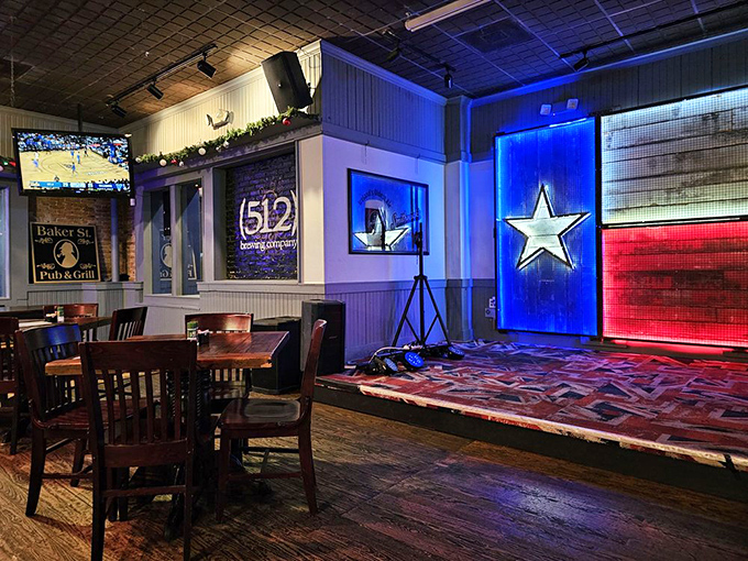 Step inside and you're transported to a proper British pub without the jet lag or currency exchange.