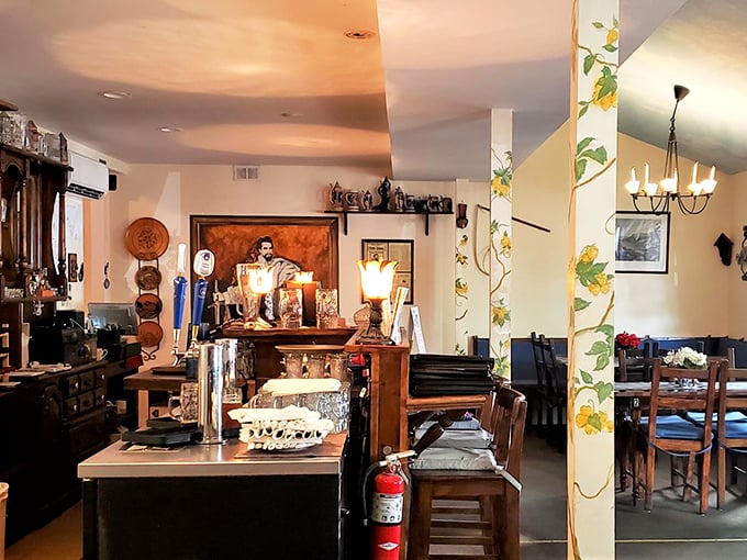 Step inside and you're transported to a Bavarian gasthaus where gem&uuml;tlichkeit meets Southern hospitality perfectly.